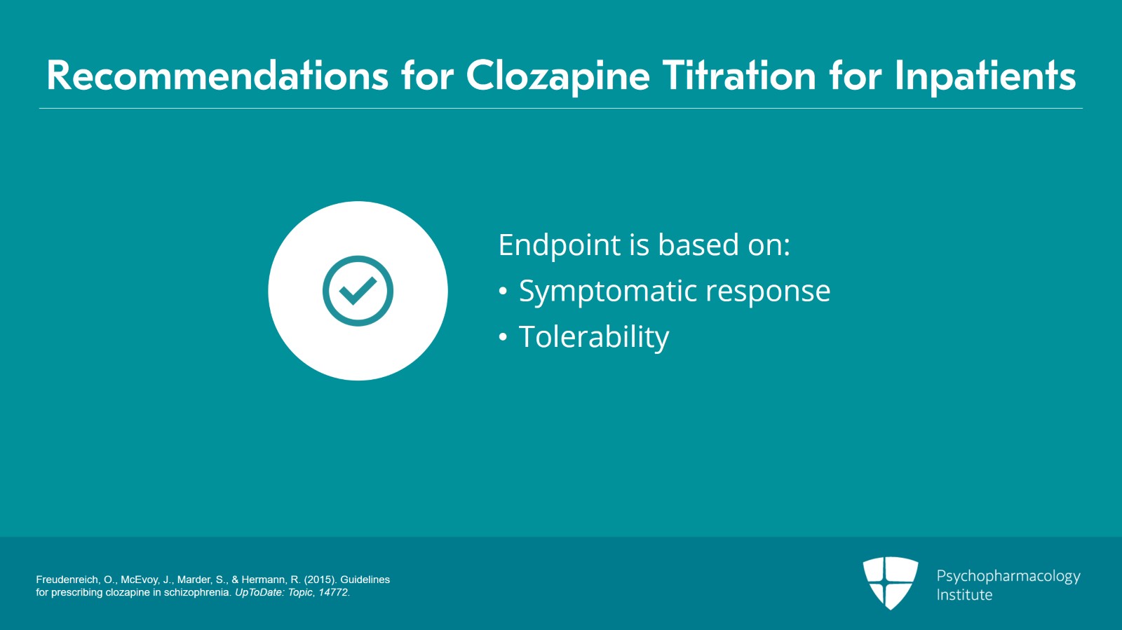 Initiating and Optimizing Clozapine | Psychopharmacology Institute